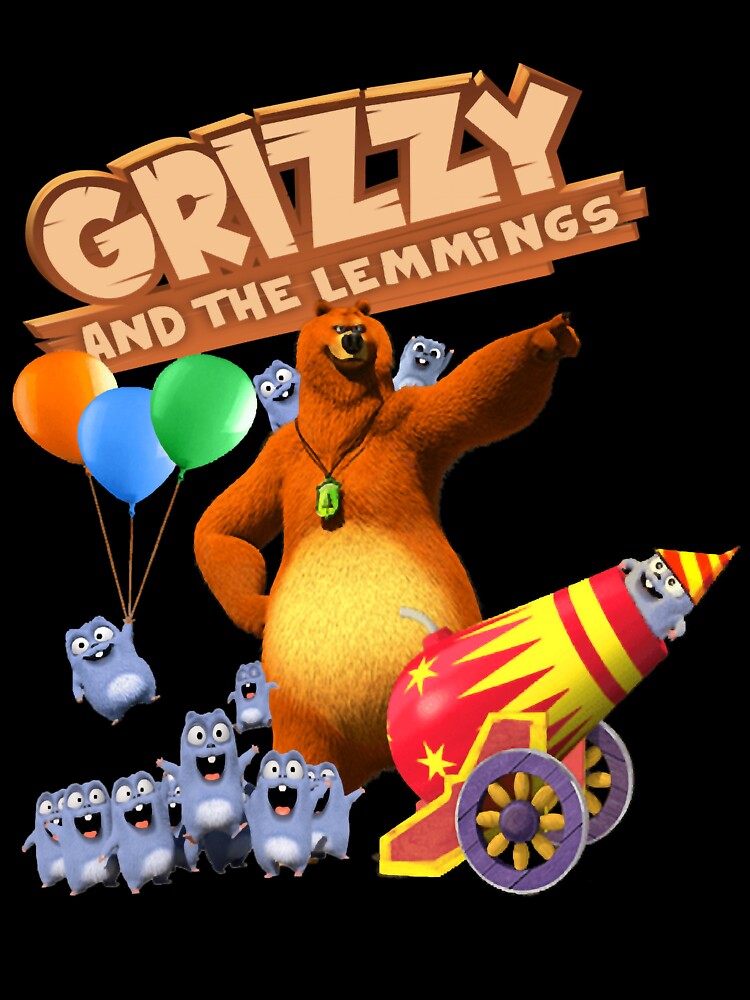 "grizzy and the lemmings" Kids T-Shirt for Sale by hadley-gilbert ...