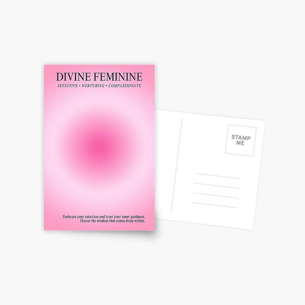 "Divine Feminine Hot Pink Aura" Poster for Sale by mystikwhale | Redbubble