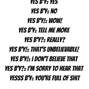 "Yes B'y - Newfoundland Saying" Sticker for Sale by NewfieDragon ...