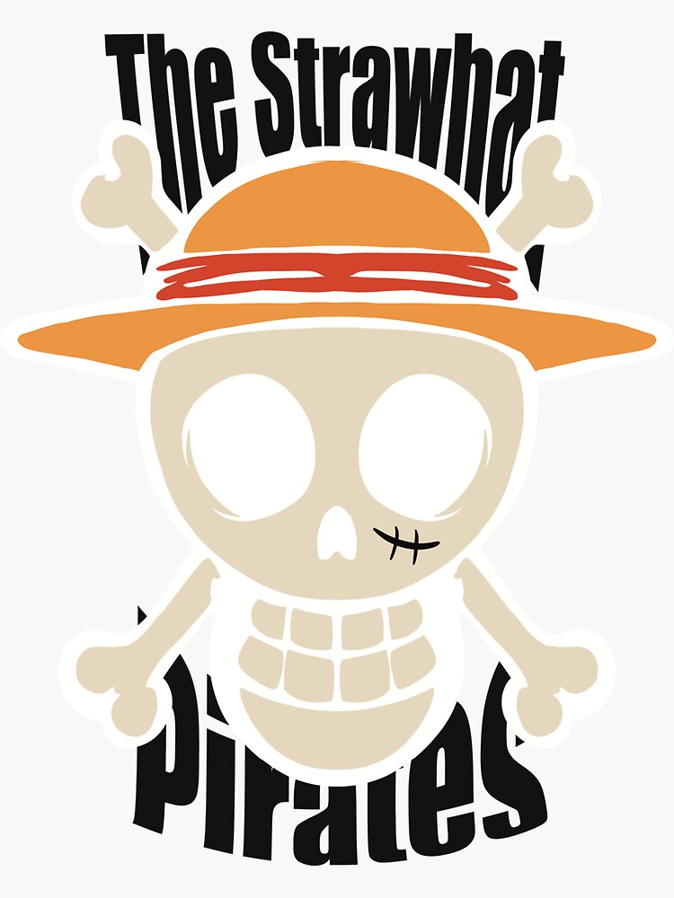 "One Piece The Strawhat Pirates " Sticker for Sale by meadowrena ...