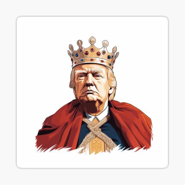 "King" Sticker for Sale by JoazCrus | Redbubble