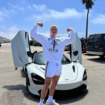 "Shizzy posing next to his Lambo" Sticker for Sale by FitnessCanvas ...