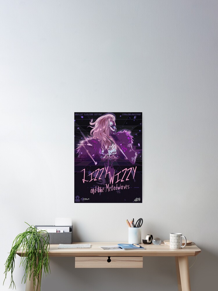 "Lizzy Wizzy Poster" Poster for Sale by Anaksarxos | Redbubble