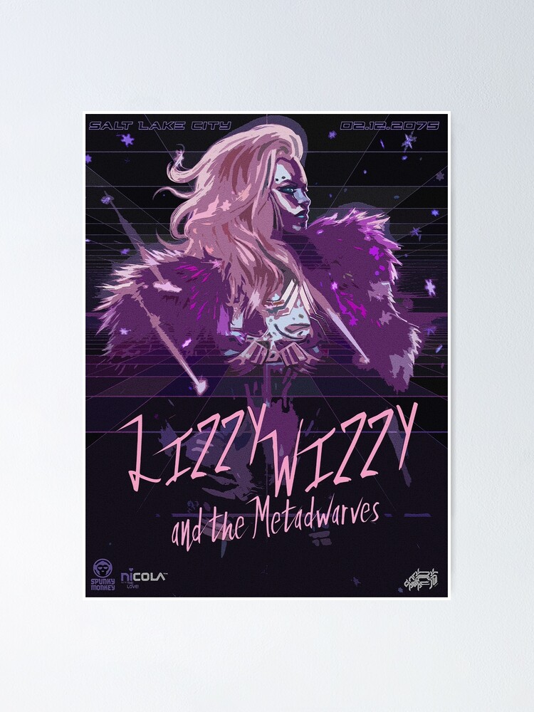 "Lizzy Wizzy Poster" Poster for Sale by Anaksarxos | Redbubble