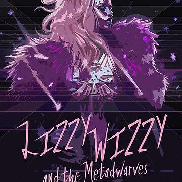 "Lizzy Wizzy Poster" Sticker for Sale by Anaksarxos | Redbubble