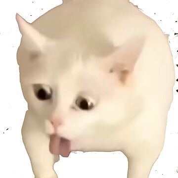 "Cat Throwing Up Sticker" Sticker for Sale by Gooon26 | Redbubble