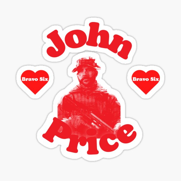 "John Price Pookie Love" Sticker by jiminsyeol | Redbubble