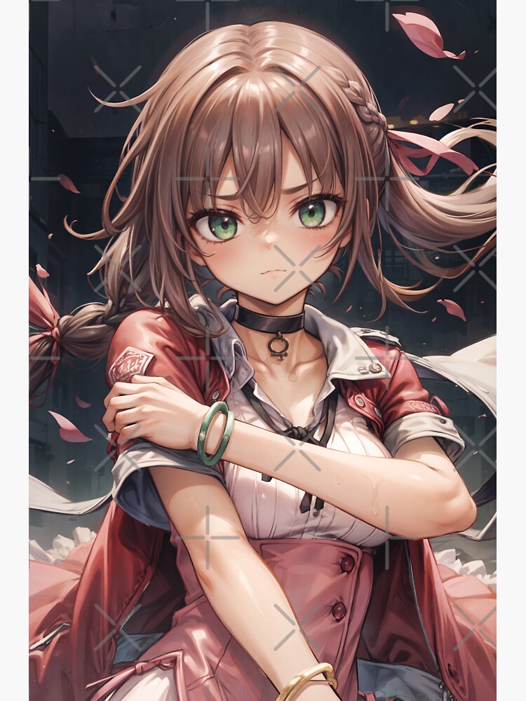 "Final Fantasy VII - Aerith" Sticker for Sale by Bocchi-Miyazuki ...