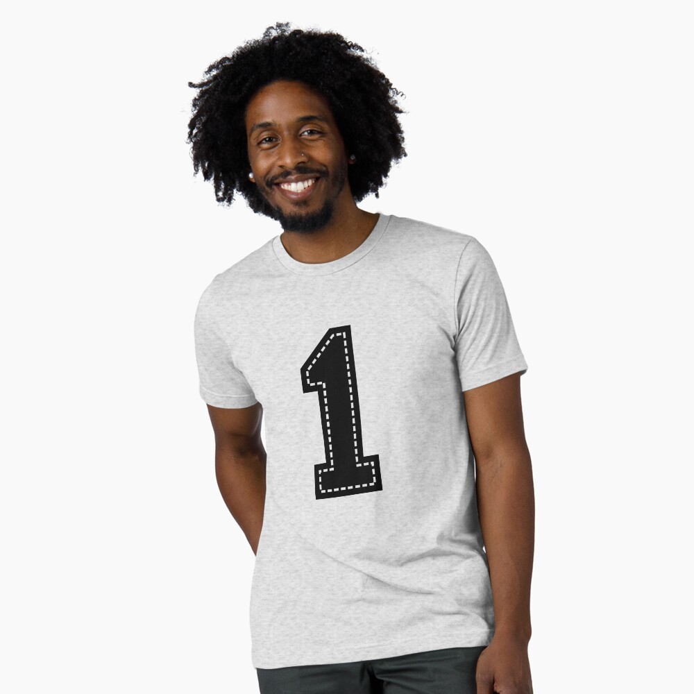 "Number 1 One" Sticker for Sale by StudioRedKoala | Redbubble
