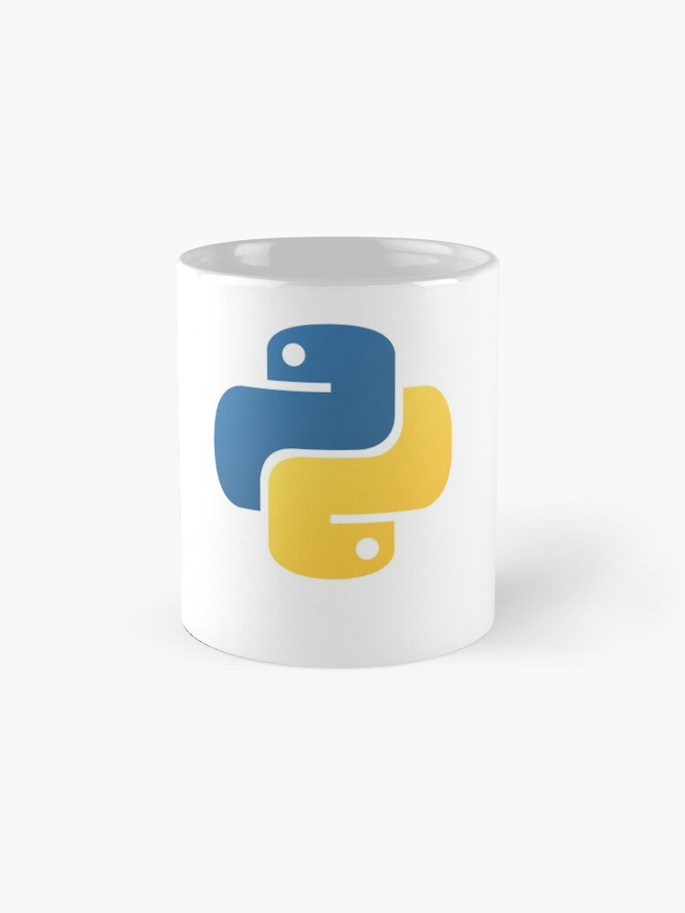 "Python Offizielle Logo Scripting Programmiersprache" Kaffeebecher von ...