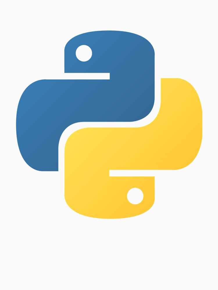 Camiseta «Logo oficial de Python Lenguaje de programación de scripting ...