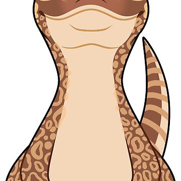 "Ackie Monitor" Sticker for Sale by HeckoGeckoArt | Redbubble