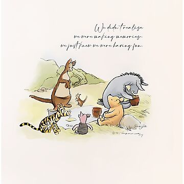 "Kanga Roo Winnie The Pooh Piglet Eeyore Tigger" Poster for Sale by ...