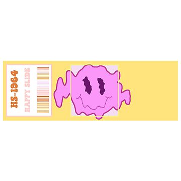 "Groovy retro histology slide smiley face smear" Sticker for Sale by ...
