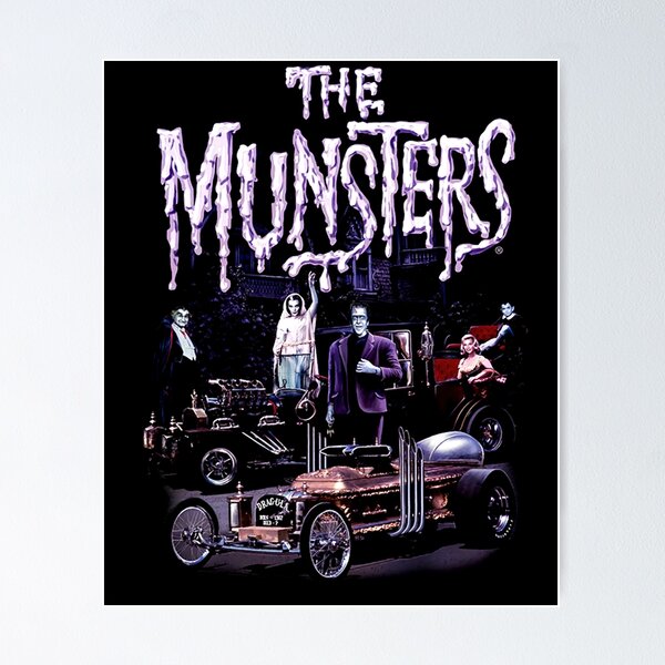 "The Munsters Retro" Poster for Sale by LavernaOrn | Redbubble