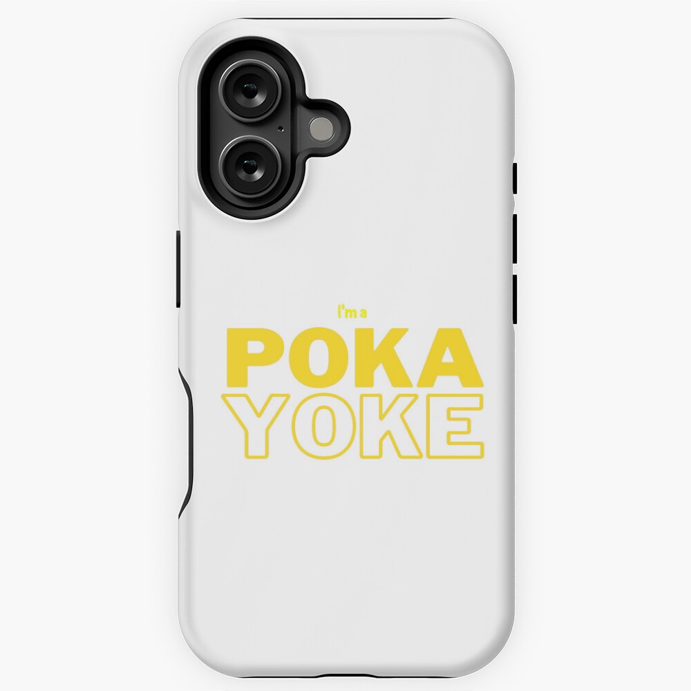 "I'm a poka yoke" Sticker for Sale by Custom-Print | Redbubble