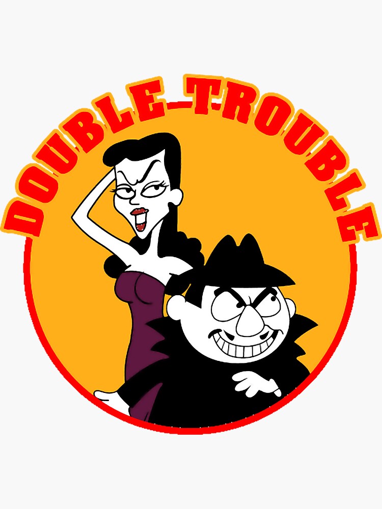 "Natasha Fatale and Boris Badenov - Rocky and Bullwinkle" Sticker for ...