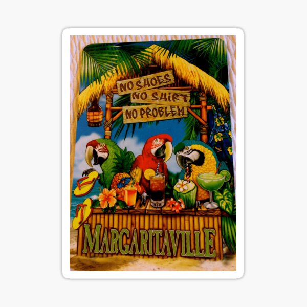 "jimmy buffett" Sticker for Sale by ChicCheeky | Redbubble