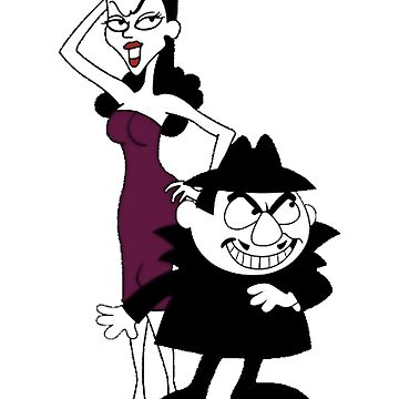 "Boris Badenov and Natasha Fatale - Rocky & Bullwinkle" Greeting Card ...