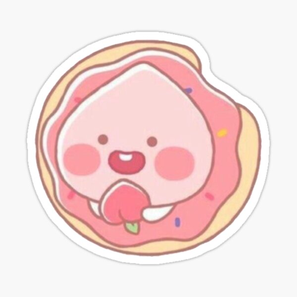 "Kakao Friends Apeach" Sticker by ehemoc-hrane | Redbubble