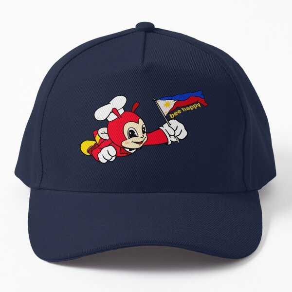 "JOLLIBEE BEE HAPPY PHILIPPINE FLAG STICKER" Cap for Sale by aydapadi ...