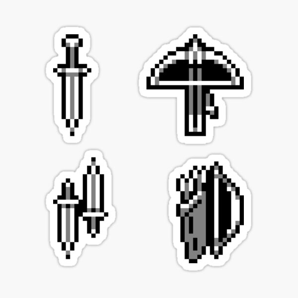 "RPG Stickers - Weapons" Sticker for Sale by OLHA VOLKOVA | Redbubble