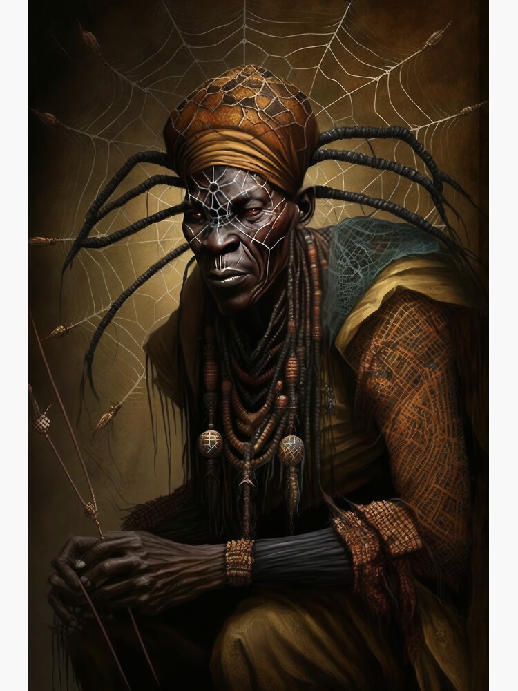 "Anansi: Power and Passion of an African Deity | diesel ai art" Sticker ...