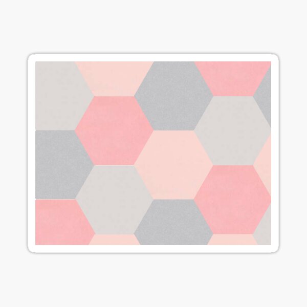 "hexagon " Sticker by dricas5 | Redbubble