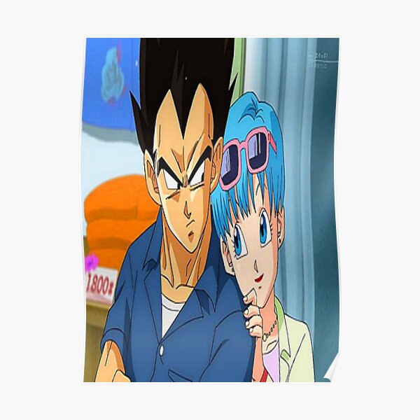 "Vegeta & Bulma - True Love" Poster by klzstream | Redbubble