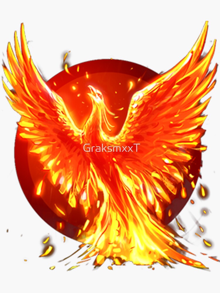 "Phoenix" Sticker for Sale by GraksmxxT | Redbubble