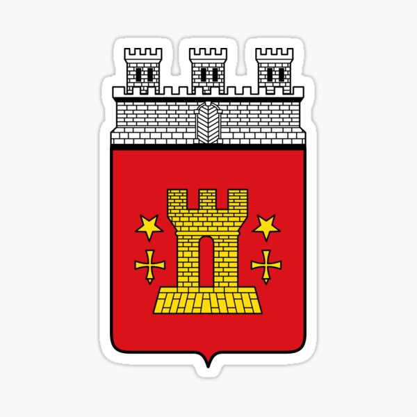 "Bitburg coat of arms, Germany" Sticker for Sale by PZAndrews | Redbubble