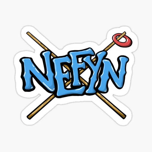 "Nefyn Logo - North Wales Seaside Town Wordmark" Sticker for Sale by ...