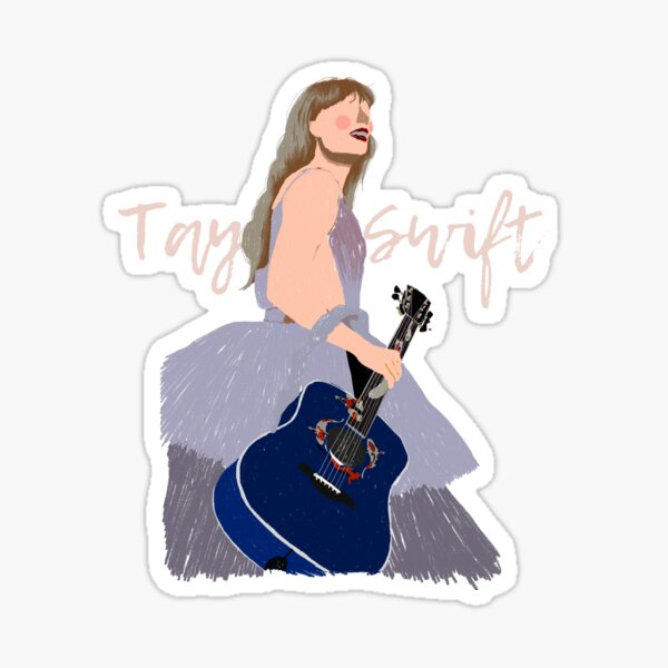 "Taylor Swift Eras Tour art v2" Sticker for Sale by Dude Elle | Redbubble