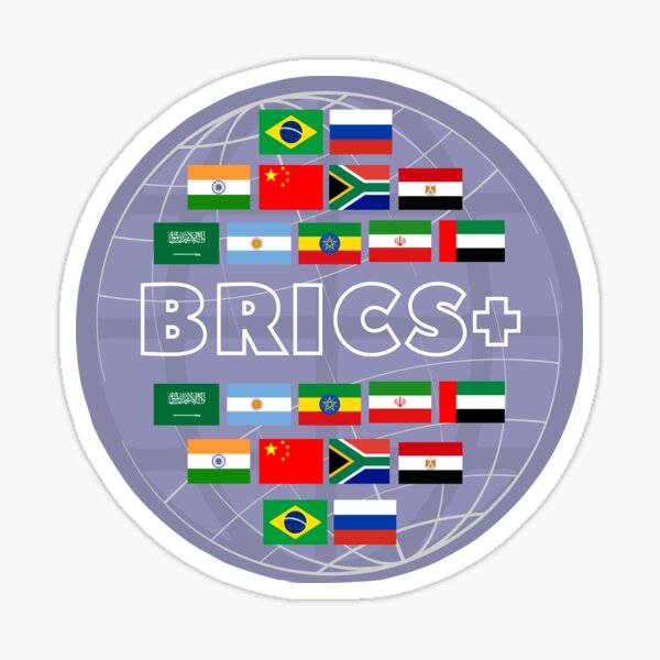 "BRICS+ Countries of the BRICS group" Sticker by studio468 | Redbubble