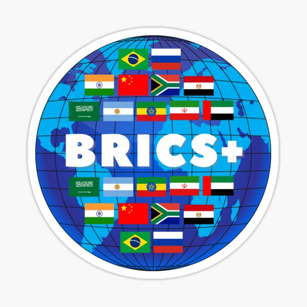 "BRICS+ Countries of the BRICS group" Sticker by studio468 | Redbubble