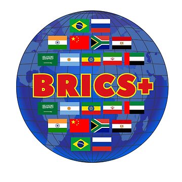 "BRICS+ Countries of the BRICS group" Sticker by studio468 | Redbubble