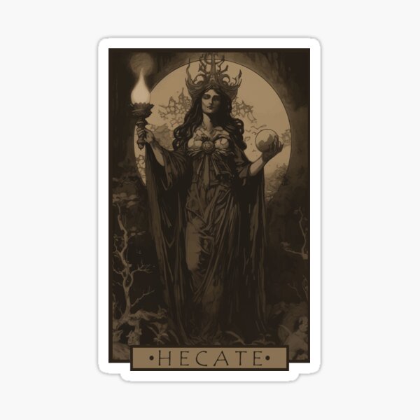 "Hecate Goddess" Sticker for Sale by Enyr | Redbubble