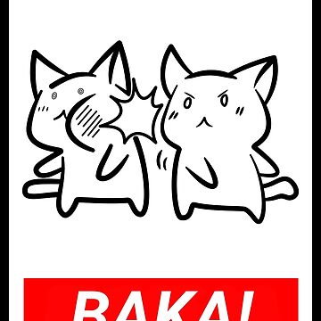 "Baka The Cat Meme" Sticker for Sale by ShinteRD | Redbubble