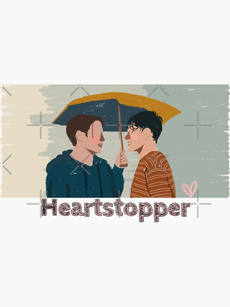 "Heartstopper digital art" Sticker for Sale by Dude Elle | Redbubble