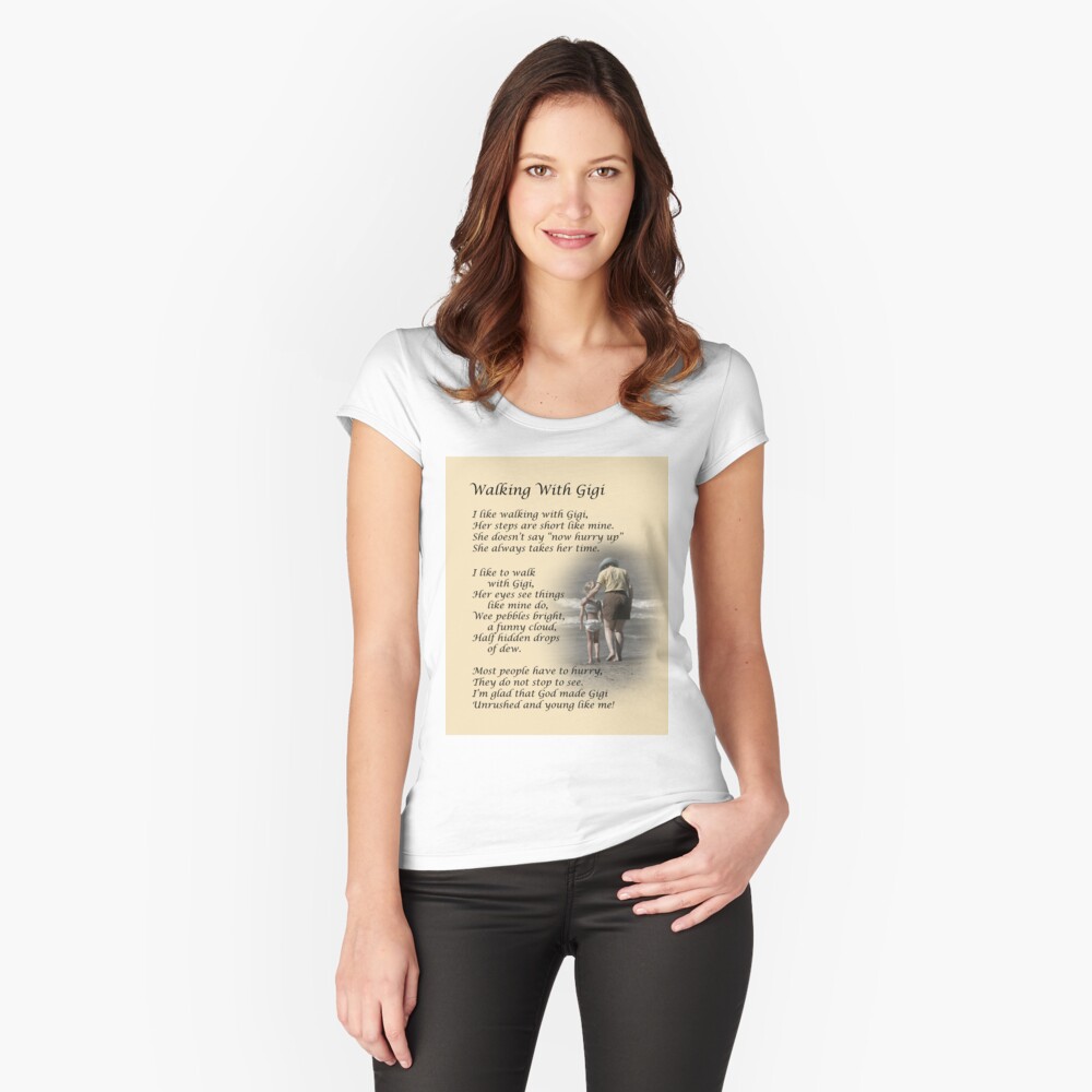 "Walking With Gigi Poem" Sticker for Sale by dalekincaid | Redbubble