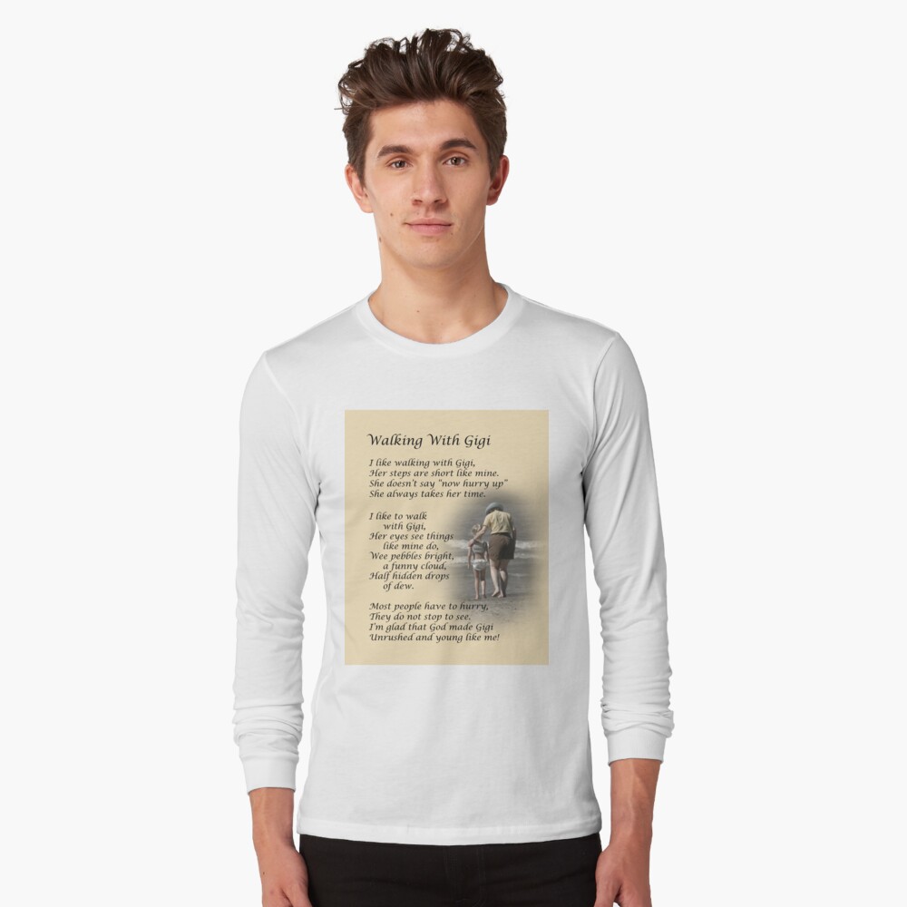 "Walking With Gigi Poem" Sticker for Sale by dalekincaid | Redbubble