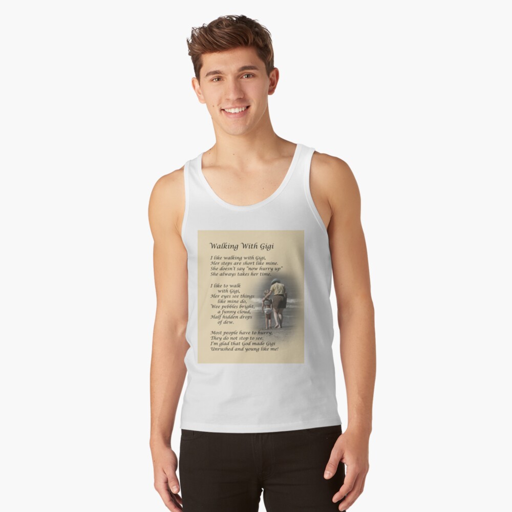 "Walking With Gigi Poem" Sticker for Sale by dalekincaid | Redbubble