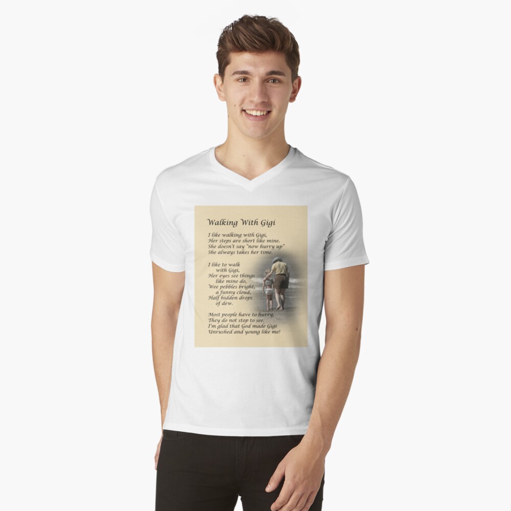"Walking With Gigi Poem" Sticker for Sale by dalekincaid | Redbubble