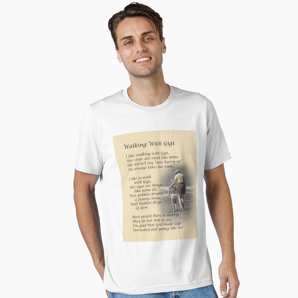 "Walking With Gigi Poem" Sticker for Sale by dalekincaid | Redbubble