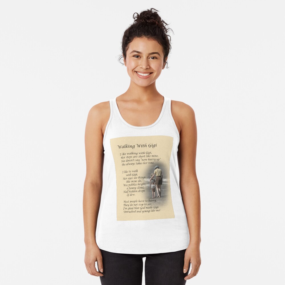 "Walking With Gigi Poem" Sticker for Sale by dalekincaid | Redbubble