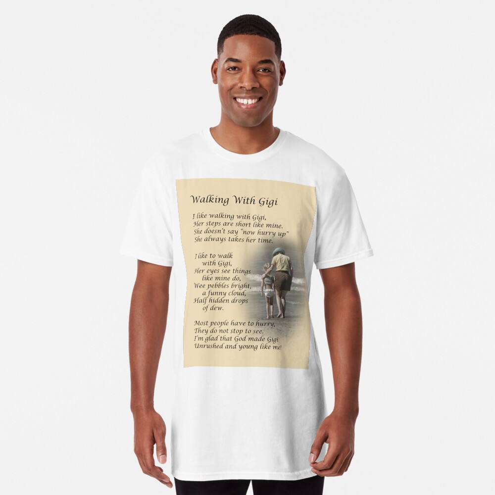 "Walking With Gigi Poem" Sticker for Sale by dalekincaid | Redbubble