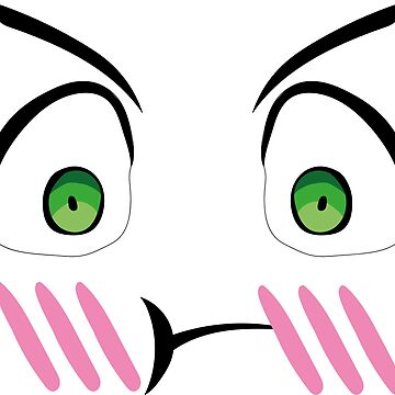 "Baka Eyes" Sticker for Sale by Foxvar | Redbubble