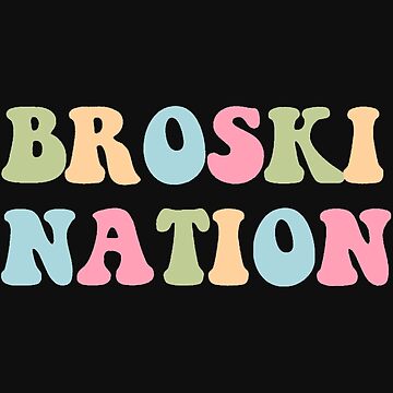 "broski nation broski nation" Sticker for Sale by lepenlahay | Redbubble