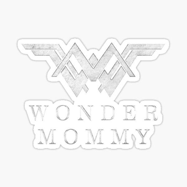 "Wonder Mommy" Sticker by proeinstein | Redbubble