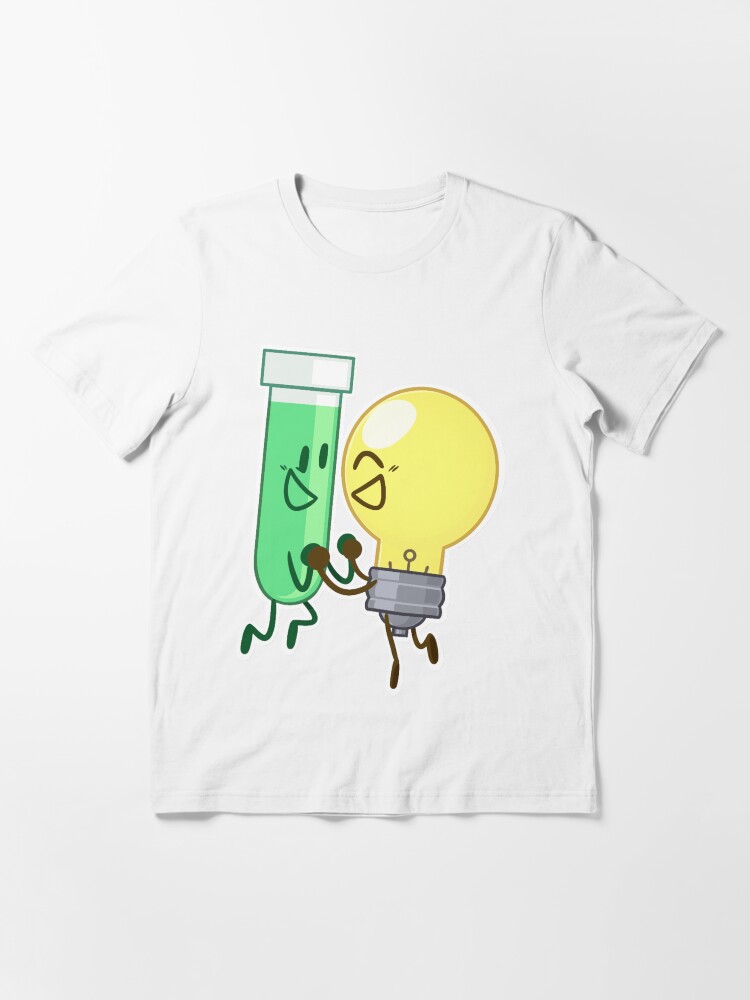 "Test Tube x Lightbulb (Inanimate Insanity)" Essential T-Shirt for Sale ...